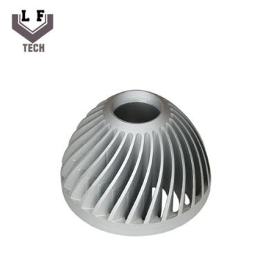 China LED Light Housing Aluminum Die Casting Heatsinks Powder Spraying Oxidation for sale
