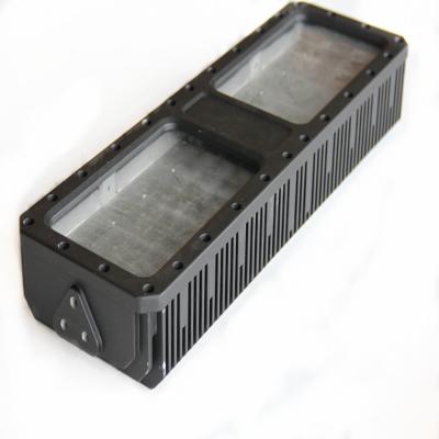 China Led Lamp Housing Heatsink Aluminium Die Casting Process Black for sale