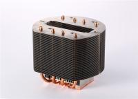 China LED Heat Pipe Radiator Copper Heat Sink Metal Stamping Parts ISO for sale