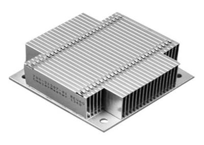 China Die Stamping Copper Fin CPU Copper Pipe Heat Sink Aluminum Bottom Heatsink for sale