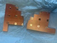 China ISO9001 Approved Copper Skived Fin Heat Sink Pure Brazing Cooler For Industrial Computer for sale