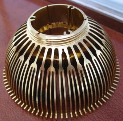 China Gold Bowl Shape Light Lamp Aluminum Heat Sinks T5 T6 LED Ceiling For Motorcycle for sale