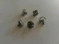 China Customized CNC Turning Machining Brass Screws with Nickel Plating For Industrial for sale