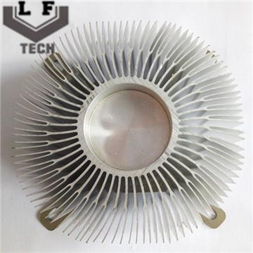 China OEM / ODM Aluminum Heat Sinks Anodizing Surface Treatment For LED Light for sale