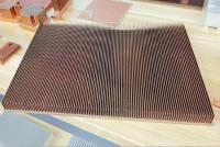 China Big Skiving Fin Cooler Precision Cavity Machining aluminum skived fin heatsink for sale