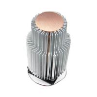 China Professional Round Copper Heat Pipe Extrusion Heat Sink Customized Size for sale
