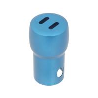 China Blue Color CNC Turned Components Charger Housing With Plating Finish for sale