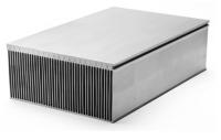 China 1000W Grown Light LED Aluminum Heatsink Skived Base Heat Sink For Computer Sever for sale