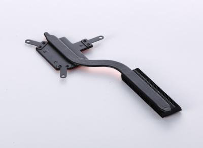 China Skiving Process Extruded Aluminum Heatsink Copper Pipe Heat Sink For Projector for sale