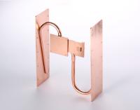 China Epoxy Gluing Copper Heat Pipe Heatsink with 0.4mm Aluminum Finishing for sale