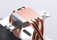 China Epoxy Gluing 8mm Copper Pipe Heat Sink With Black Anodize Surface Treatment for sale