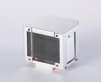 China CNC Machining Copper Pipe Heat Sink With Black Anodize Surface Treatment for sale