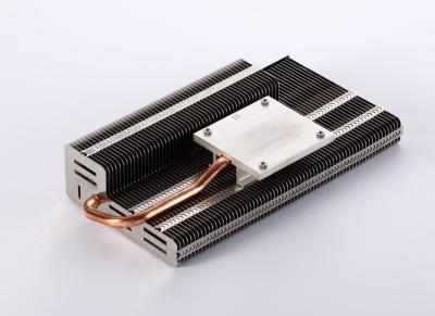 China Epoxy Gluing Copper Pipe Heat Sink IP55 Mill Finish Custom for sale