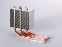 China ISO9001 Copper Pipe Heat Sink Aluminum Plate Soldering Mill Finish Custom for sale