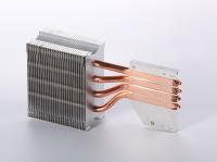 China Computer / CPU Copper Tube Heat Sink With Anodizing / Passivation Finishing for sale