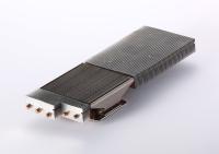 China Aluminum Fin Copper Tube Heat Sink Epoxy Gluing Black Anodize For CPU for sale