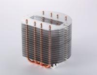 China Forging Copper Pipe Heat Sink +/-0.01mm Tolerance Customized Heat Pipe Diameter 8mm for sale