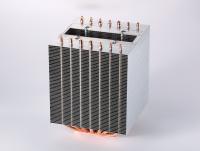 China Aluminum Plate Copper Pipe Heat Sink 0.01mm Tolerance Mill Finish IP55 for sale