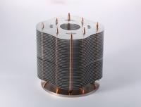 China Anti Anodizing Copper Heat Pipe Heatsink High Power With Aluminum Plate for sale