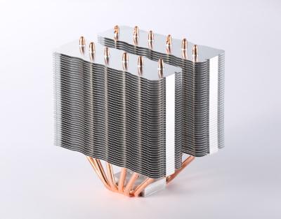 China Anti Anodizing Aluminum Copper Heat Pipe Heatsink Custom Shape for sale
