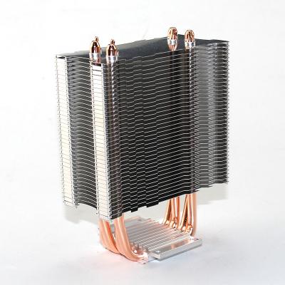 China Custom Copper Pipe Heatsink With 0.4mm Aluminum Fin Thickness for sale