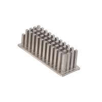 China Motor Heat Dissipation Extrusion Heat Sink Silver / Black / Blue Customized Color for sale