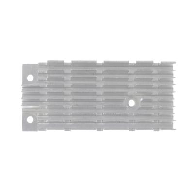 China Customized Skived Heatsink In Sliver For Effective Heat Dissipation for sale
