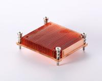 China Aluminum Skiving Fin Copper Heatsink CNC Machining Customized for sale