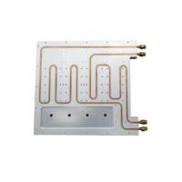 China Passiviation Copper Pipe Heat Sink Epoxy Gluing Bonding Extruded Aluminum Heatsink for sale