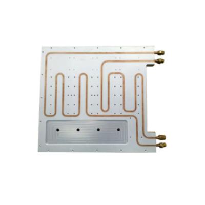China Passiviation Copper Pipe Heat Sink Epoxy Gluing Bonding Extruded Aluminum Heatsink for sale