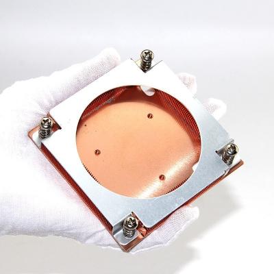 China Square Extruded Copper Heat Sink With Anodizing / Powder Coating / Polishing for sale