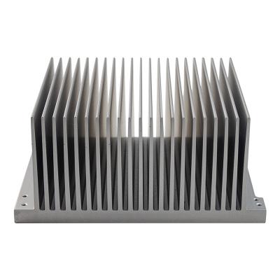 China CNC Machined Heat Sink Extrusion Aluminum 0.01mm Tolerance Natural Anodise for sale