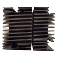 China Black Anodized Extrusion Heat Sink Aluminum 6061/6060/6063 T1-T6 Material for sale