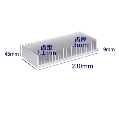 China Industrial Cooling With Silver Aluminum Heat Sinks Lightweight High Durability for sale
