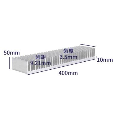 China Industrial Aluminum Profile Heat Sink With High Heat Dissipation Extruded for sale