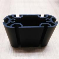 China Black Hard Anodize Extruded Aluminum Pole For Electronic Device for sale