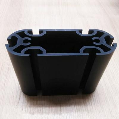 China Black Hard Anodize Extruded Aluminum Pole For Electronic Device for sale