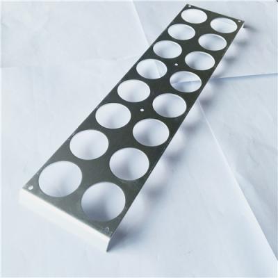 China Customized aluminum stamping plate LED lens holder with brush for sale