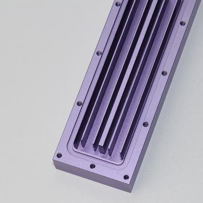 China Stamping Craft Liquid Cooling Plate 10mm Copper Base With 120 Degree Beam Angle for sale