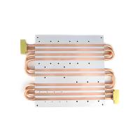 China 120mm X 120mm Copper Base Water Cooling Plate For CPU With Cold Plate Heat Sink for sale