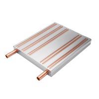 China 120 Degrees Broad Angle Cold Plate Heatsink Aluminum Water Cooling Plate For CPU for sale