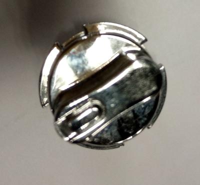 China Customized Silver Anodizing Precision CNC Aluminum / Zinc Alloy Turned Twist Switch for sale