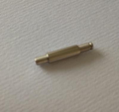 China Customized Turned Steel / Brass Pogo Pins With Spring / CNC Turned And Lathe Pin Glod Plating for sale