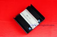China Al6063 T6 Aluminum Heat Sinks Aluminum LED Housing With Silver Anodize for sale