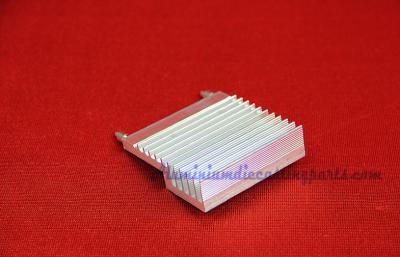 China Silver Anodize Extruded Aluminum Heat Sink For UPS for sale