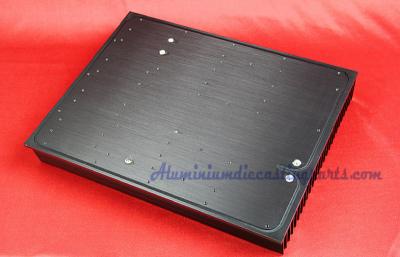 China Black Anodize Aluminum Heat Sinks Parts Extrusion Heatsink For LED for sale