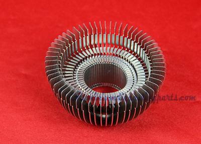 China Bowl Shape Aluminum Stamping Parts Of Fin-Heat Sink For Computer for sale