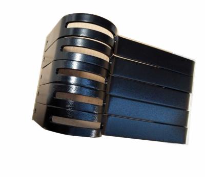 China Aluminum 5052 6061 6063  Metal Stamping Process Frame with Silver / Black Anodize for sale