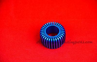 China Blue Industrial Al6063 T6 LED Extruded Aluminum Heatsink With CNC Machining for sale