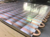 China Aluminium Liquid Cold Plate Water Cooling Plate Heatsink Large Cooler Disc for sale